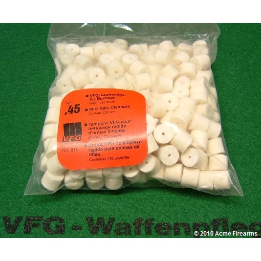 VFG .45" - Felt barrel cleaners