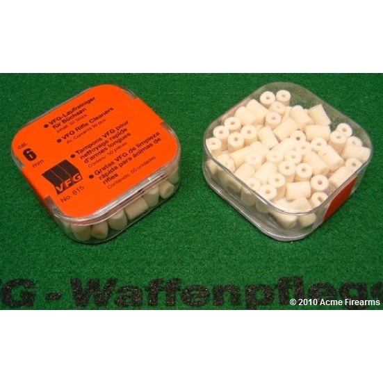 VFG 6 mm .243 inch felt barrel cleaners rifle barrel cleaning system ...