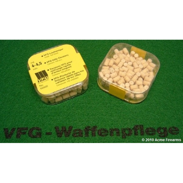 VFG 4.5 mm .177 inch felt barrel cleaners rifle barrel cleaning system ...