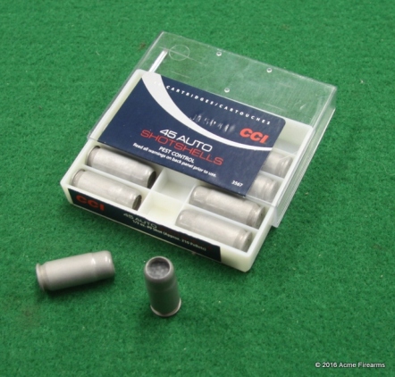 45 ACP CCI #9 Shotshell Pistol Cartridge Ammunition : Acme Firearms ...