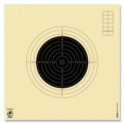 Kruger Smallbore Rifle 50 metre ISSF numbered 22lr Target : Acme ...
