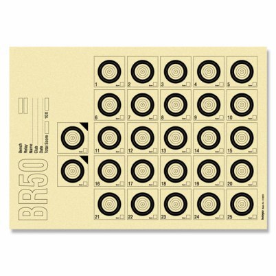 Kruger BR50 Benchrest .22lr Target : Acme Firearms Australia