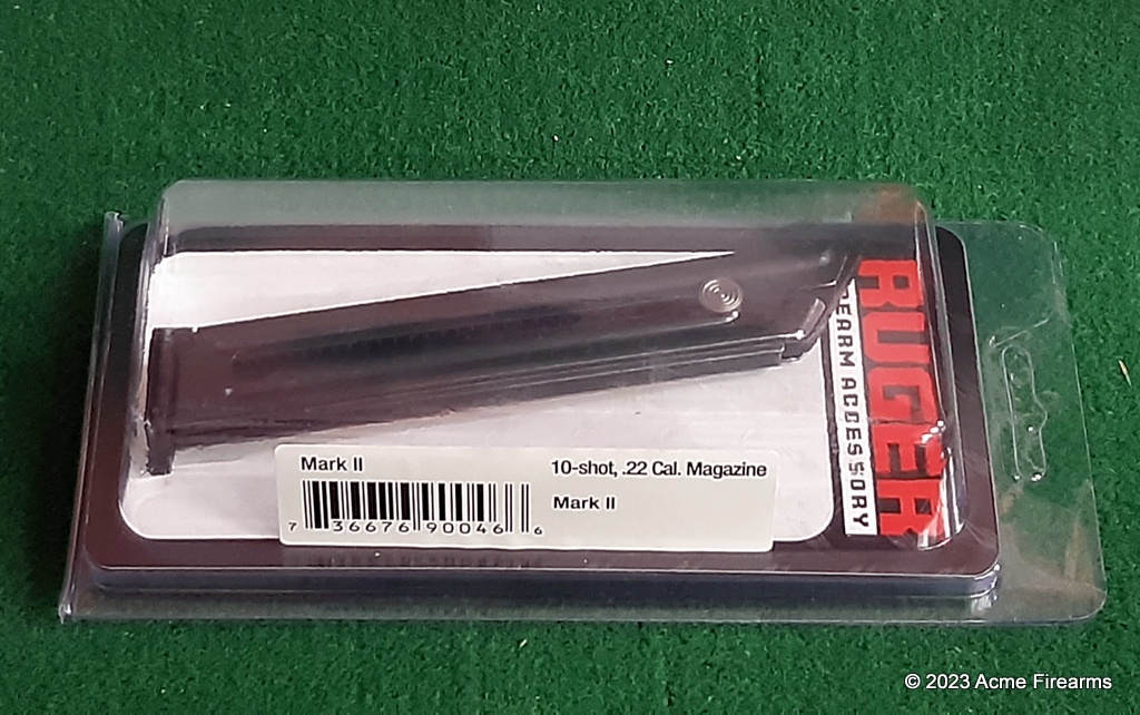 Sturm Ruger MKII Blued Magazine 10 cartridges capacity 22lr : Acme ...