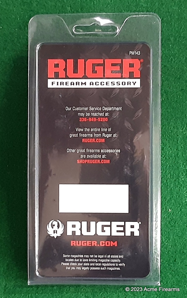 Sturm Ruger MKIII Blued Magazine 10 cartridges capacity 22lr : Acme ...