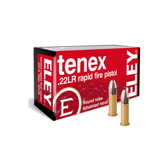 22lr Eley Tenex Rapid Fire Pistol Rimfire Ammunition : Acme Firearms ...